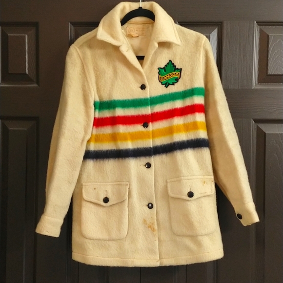 Hudson'S Bay | Jackets & Coats | Vintage Hudsons Bay 0 Wool Made In ...